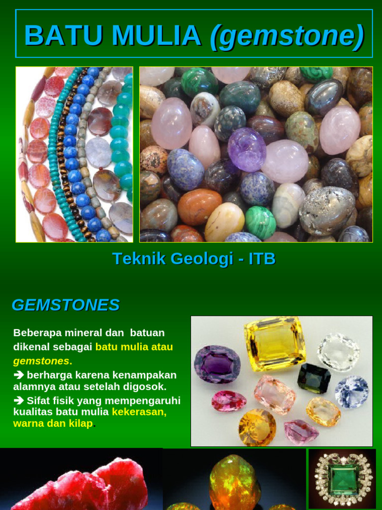 Gemstone Characteristics and Value | PDF | Gemstone | Jewellery Components