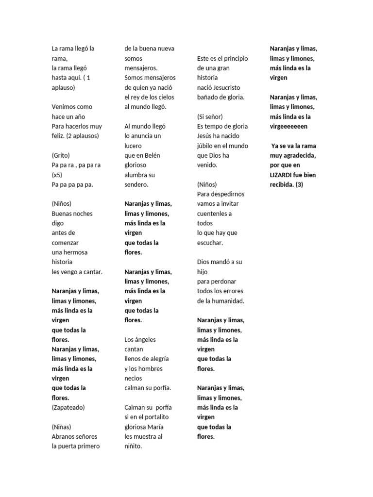 La Rama Llegó | PDF