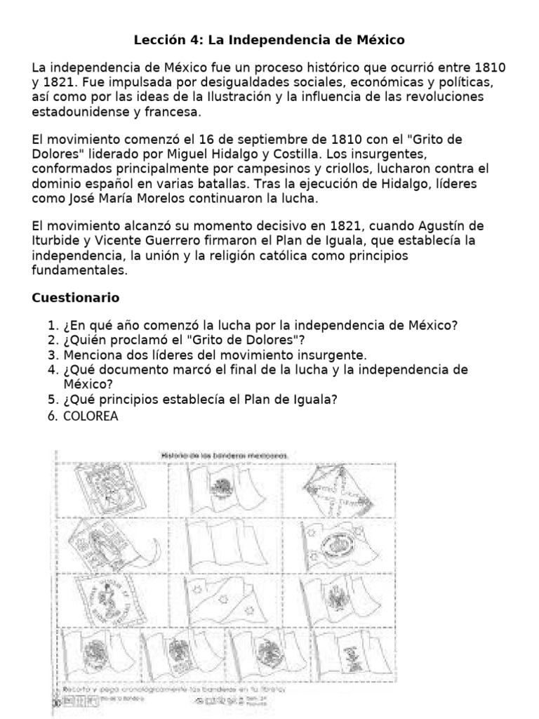Historia de la Independencia de México | PDF