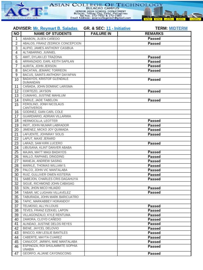 1 Persistence Stem 11 Midterm | PDF