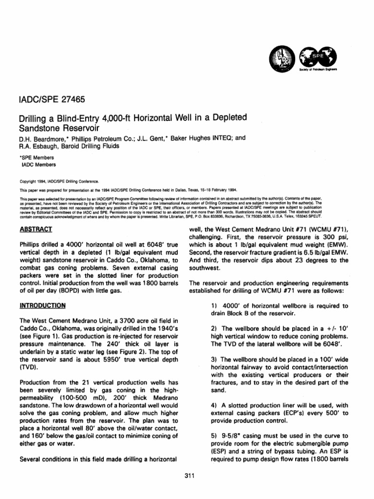 [Society of Petroleum Engineers SPE_IADC Drilling Conference - Dallas ...