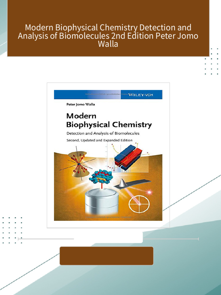 Download full Modern Biophysical Chemistry Detection and Analysis of ...