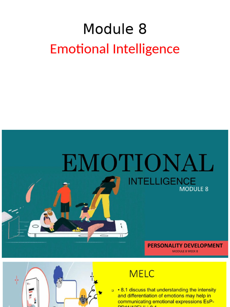 Module 8 Emotional Intelligence | PDF