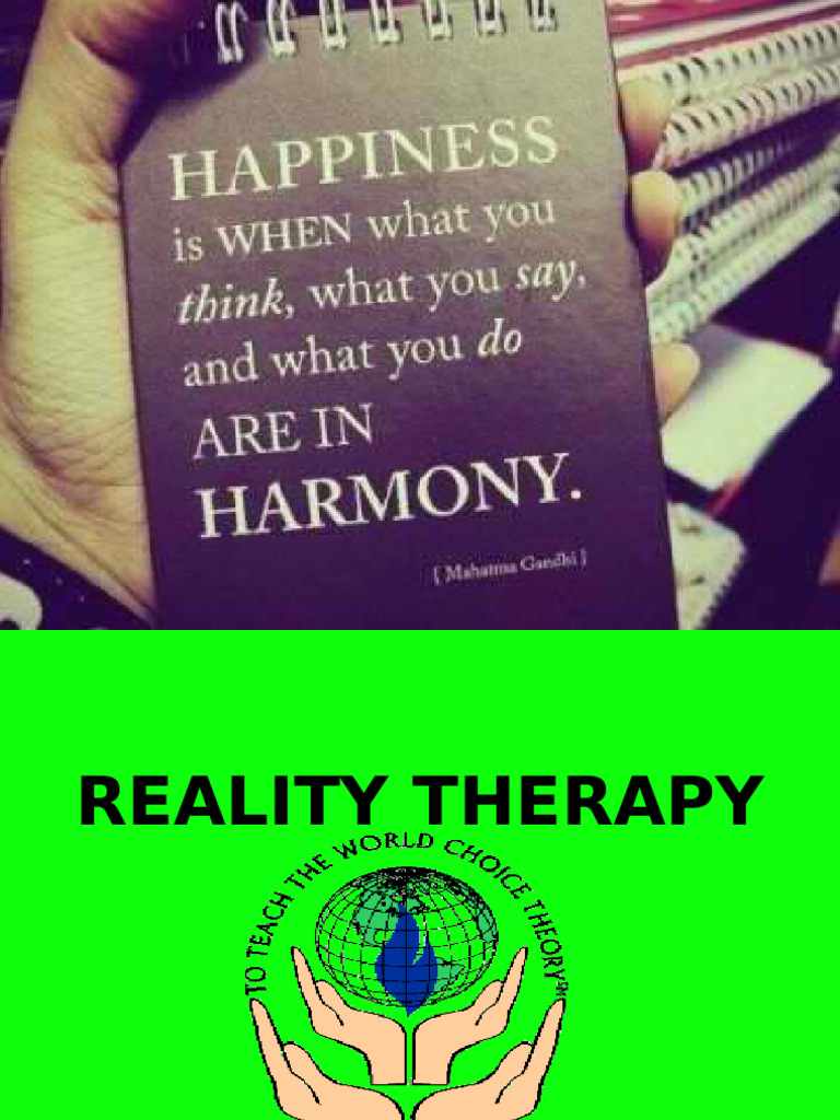 Understanding Reality Therapy Basics | PDF | Psychotherapy | Psychology