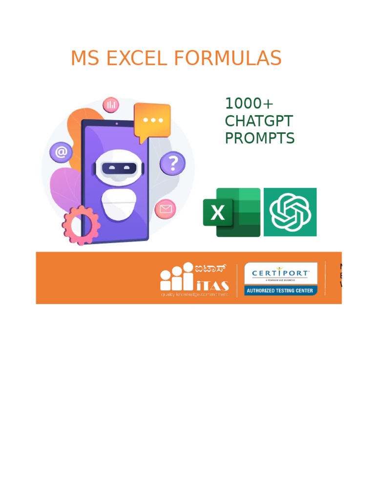 ChatGPT Prompts | PDF | Microsoft Excel | String (Computer Science)