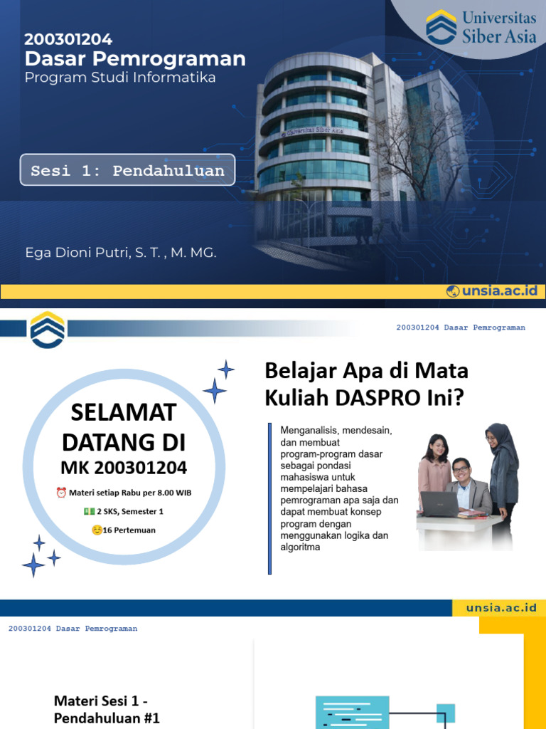 Dasar Pemrograman | PDF