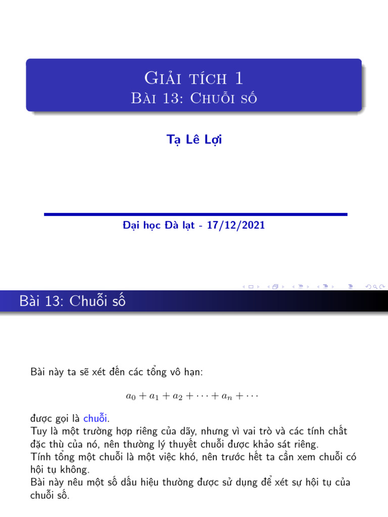 Bai13 ChuoiSo | PDF