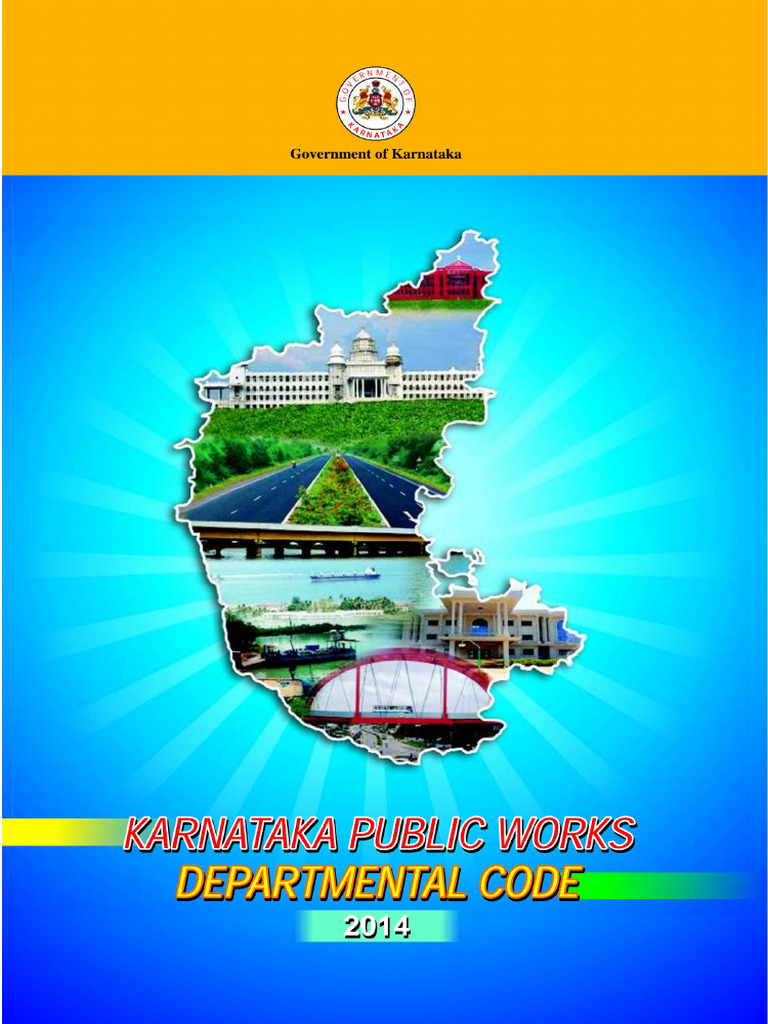 Karnataka Public Works Revised Departmental Code 2014 | PDF