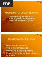 A PPT On Group Dynamics | PDF | Brainstorming | Group Decision Making