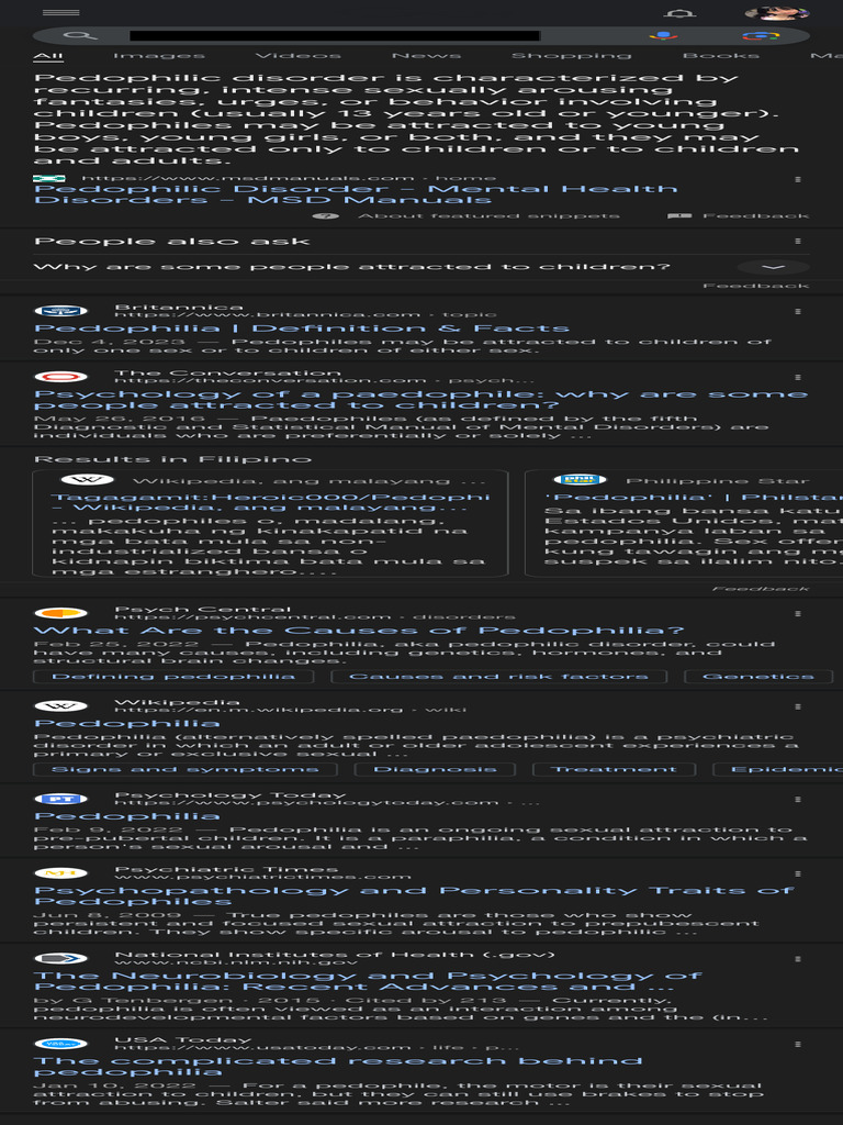 How Pedophile Works - Google Search | PDF | Pedophilia | Abnormal ...