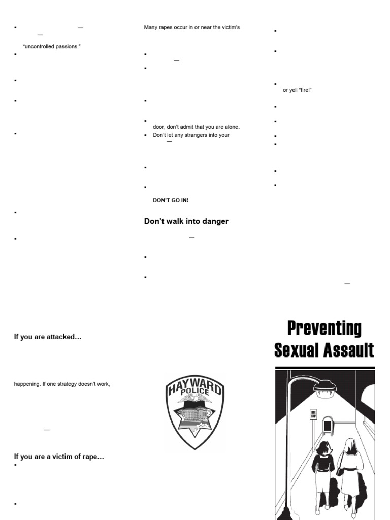 Preventing Sexual Assault | PDF | Rape | Crime & Violence