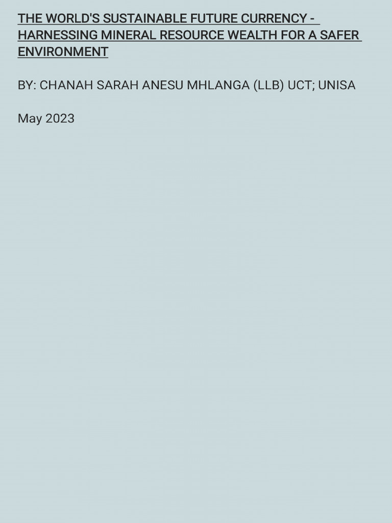 Article For Family Office Magazine by Chanah Sarah Anesu Mhlanga | PDF