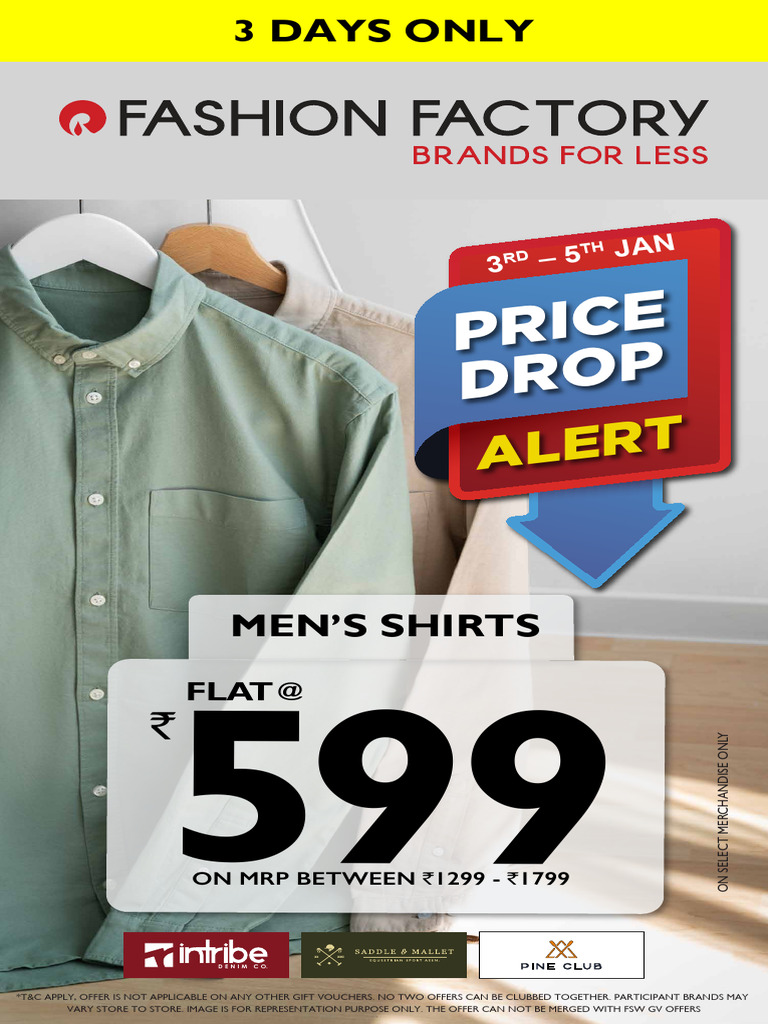 PRICE DROP ALERT - 3rd Jan - 5th Jan 3days Only-1 | PDF | Fashion ...