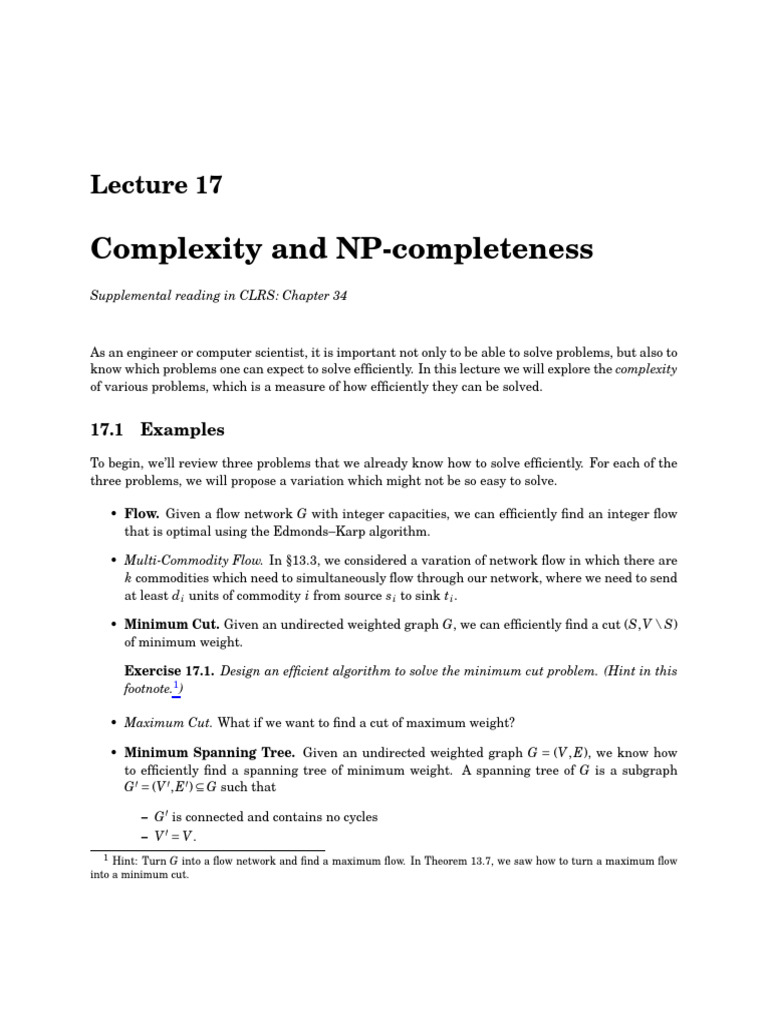 MIT6 046JS12 Lec17 | PDF | Time Complexity | Computational Complexity Theory