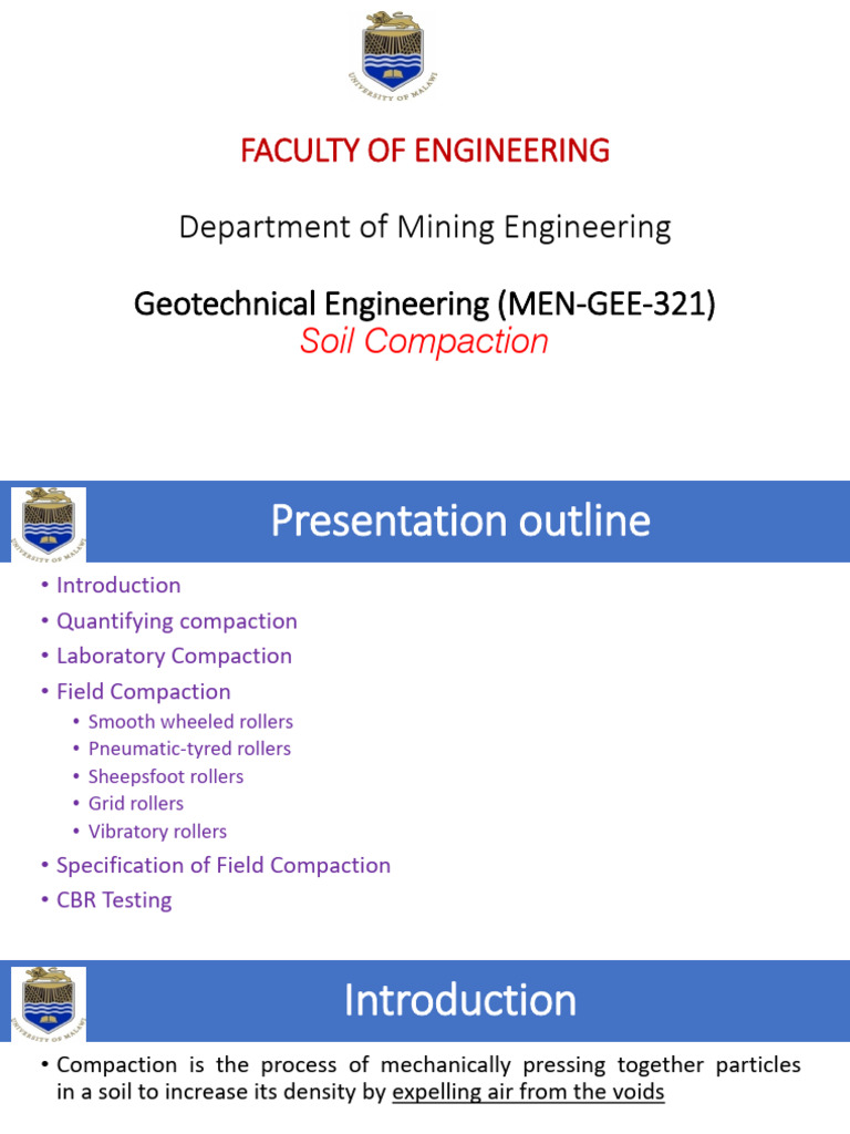 2022week 1-Soil Compaction | PDF | Density | Earth Sciences