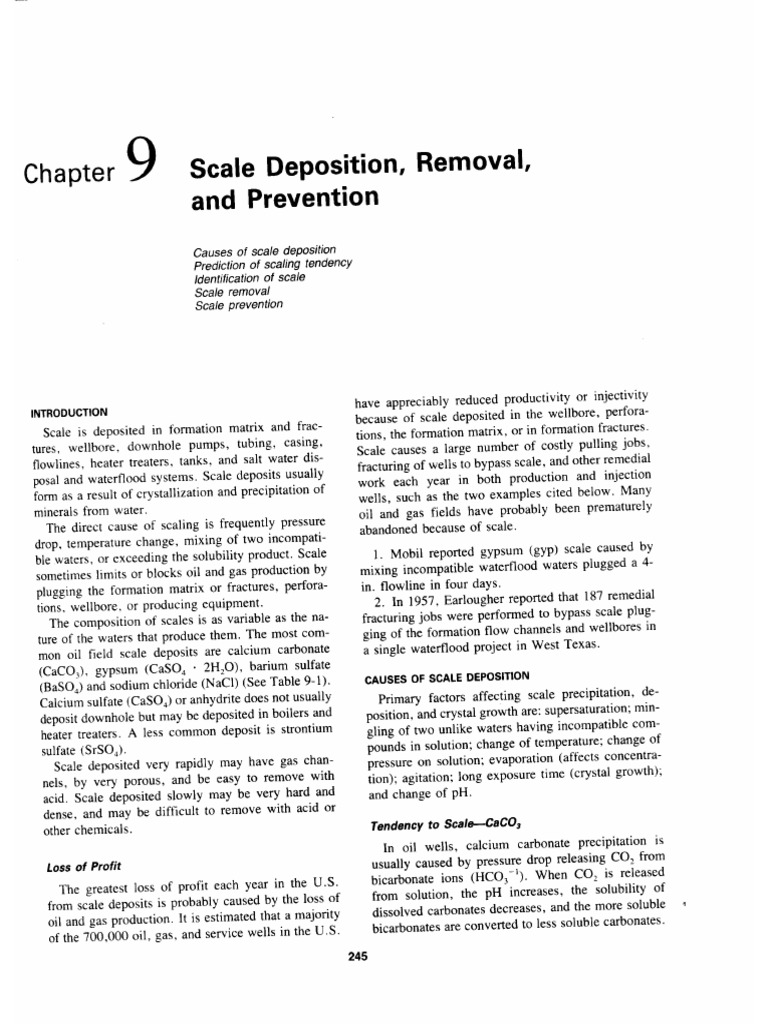 Unit 4 Scale Deposition | PDF