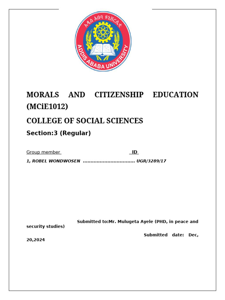 Civic Assignment Section 3 | PDF