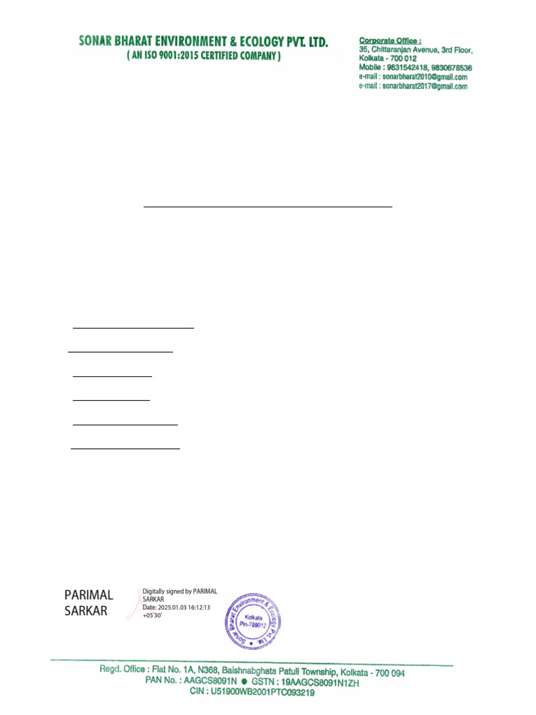 Subject: Declaration of Commitment To Safe Practices at Work | PDF