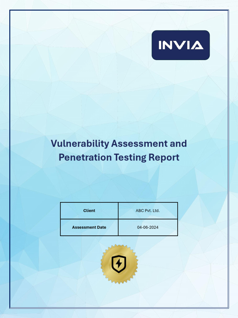 Sample Vapte Report | PDF | Http Cookie | Security