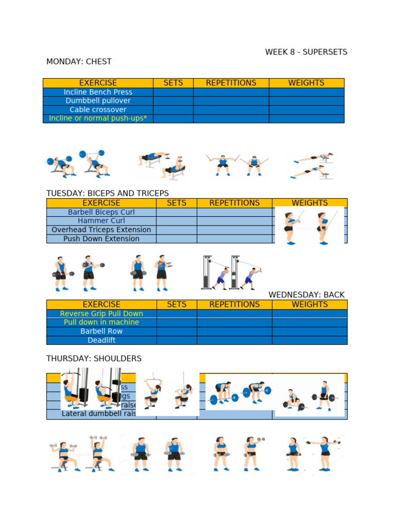 Gym Workouts 8 | PDF