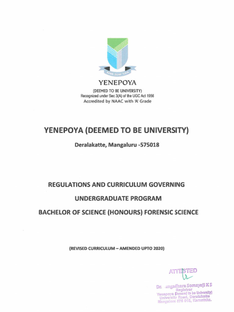 ttps___yenepoya.s3.ap-south-1.amazonaws.com_NAAC_1.1.1_B.Sc._(Hons)_Forensic_Science_New | PDF ...