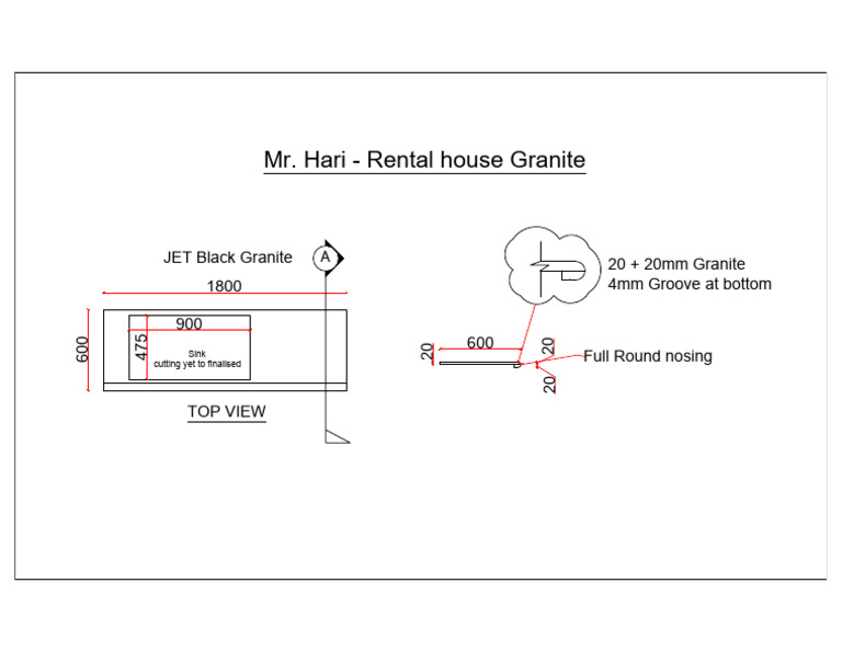 Mr. Hari Jet Black Granite Rental House | PDF