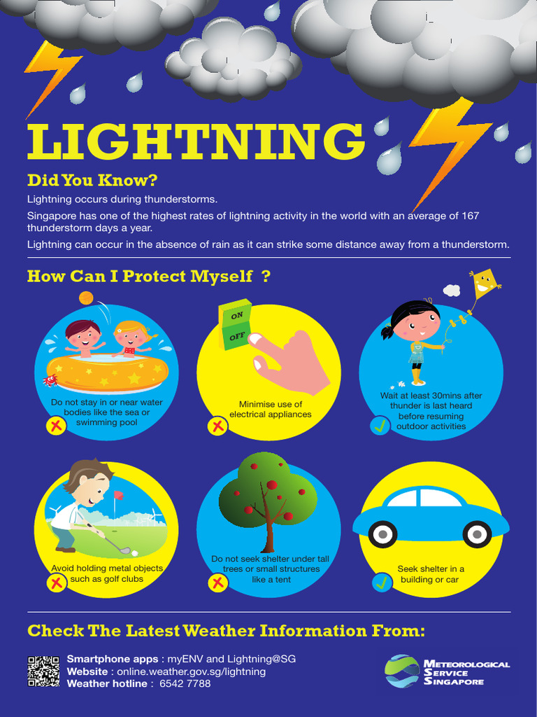 Lightning Safety Tips for Singapore | PDF