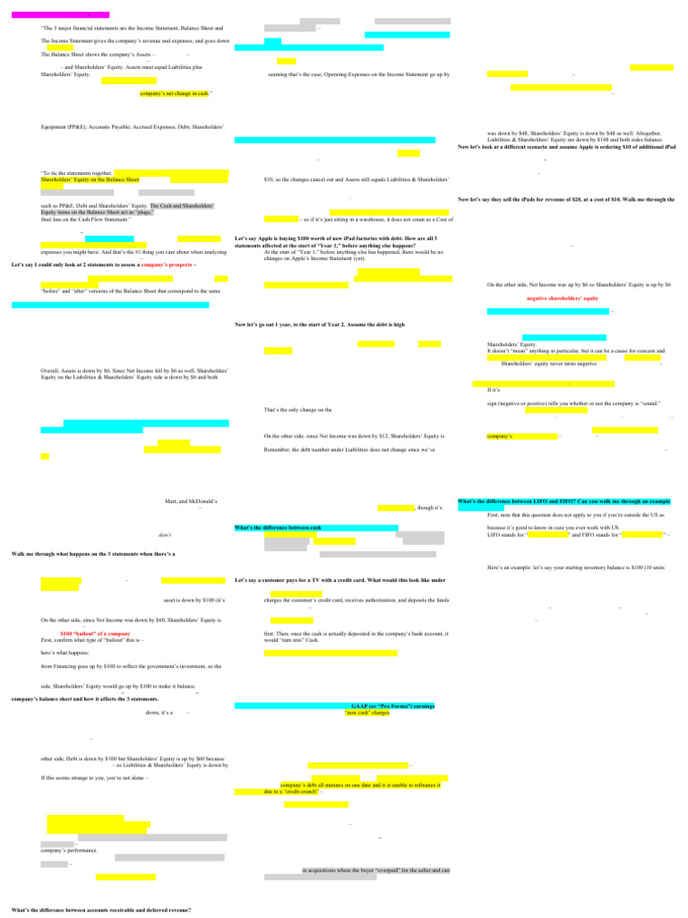 400 questions | PDF | Equity (Finance) | Balance Sheet