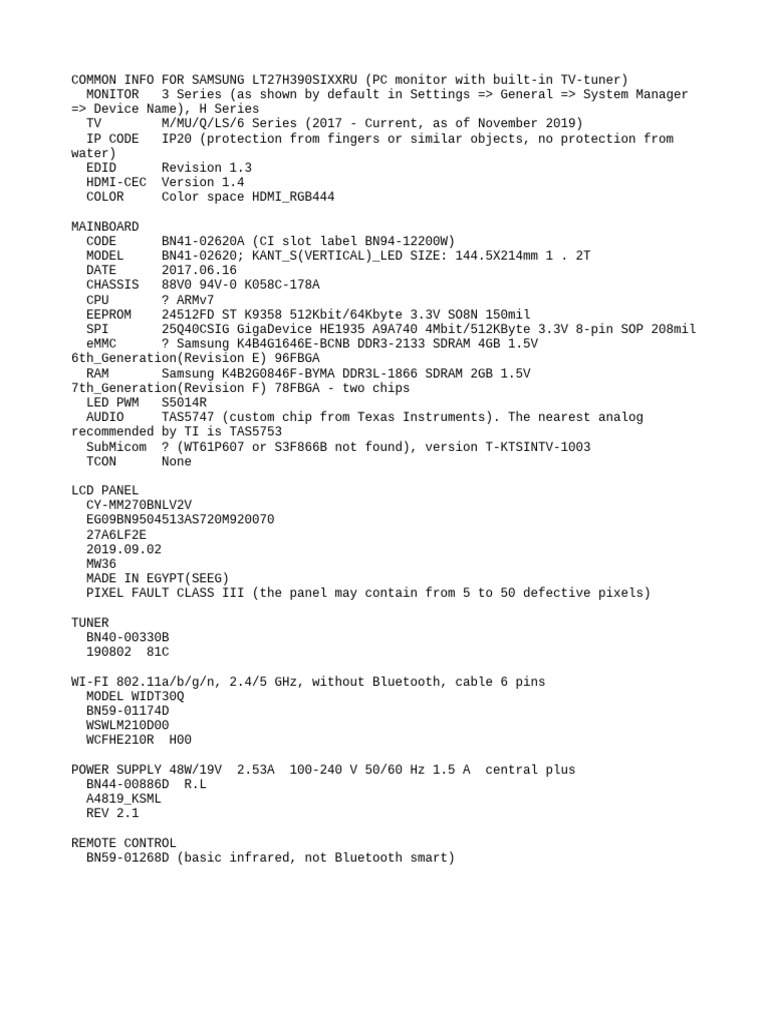 Technical Info | PDF