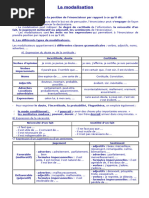 Modalisateurs | PDF | Verbe | Phrase