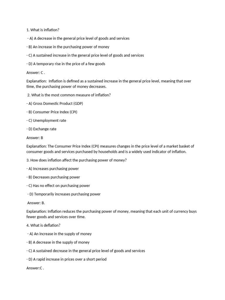 Macroecon_-Money-and-Inflation | PDF | Inflation | Purchasing Power Parity