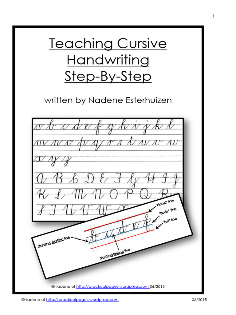 Teaching Cursive Step by Step | PDF | Letter Case | Writing