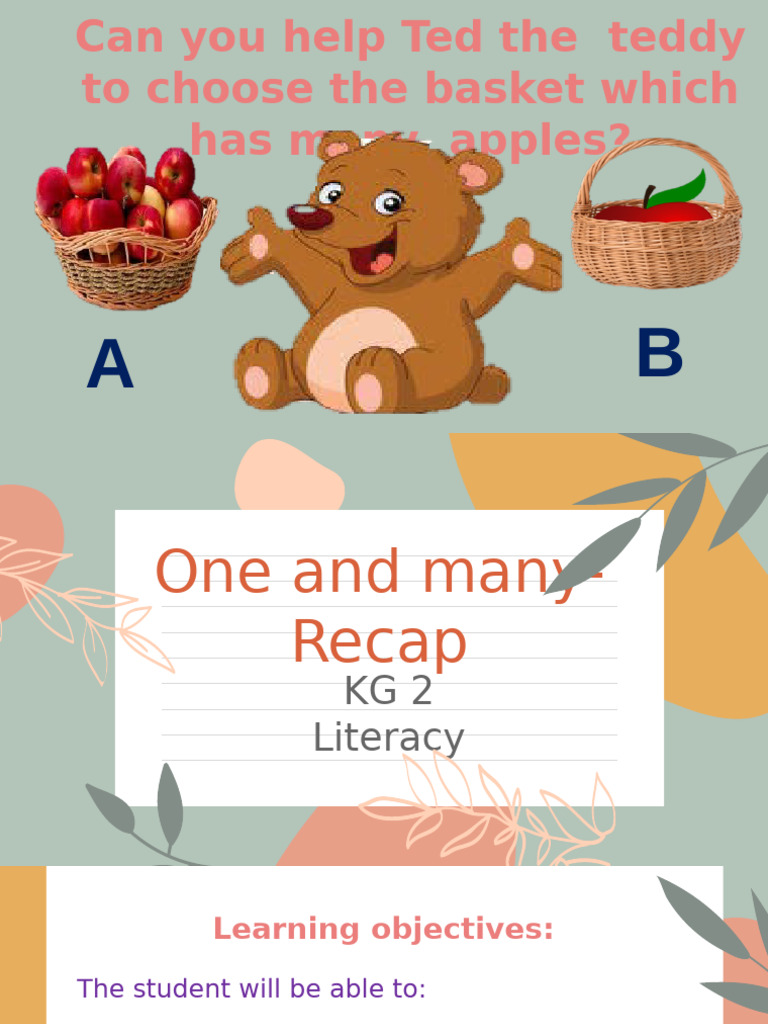 One and Many -Recap | PDF