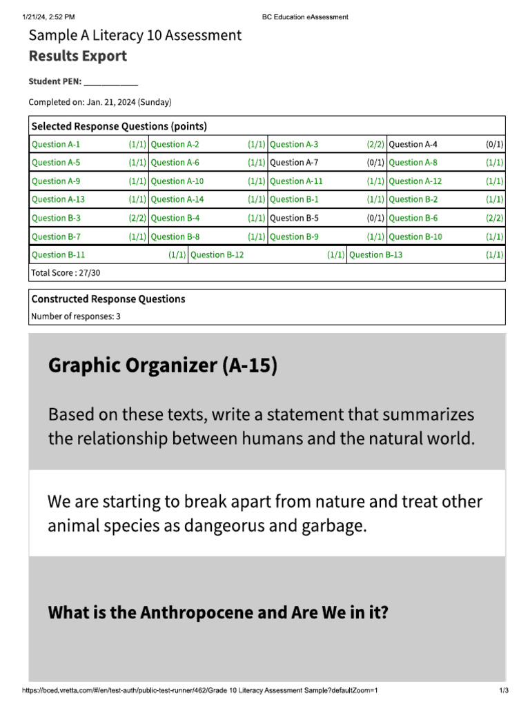 Sample Assesment | PDF