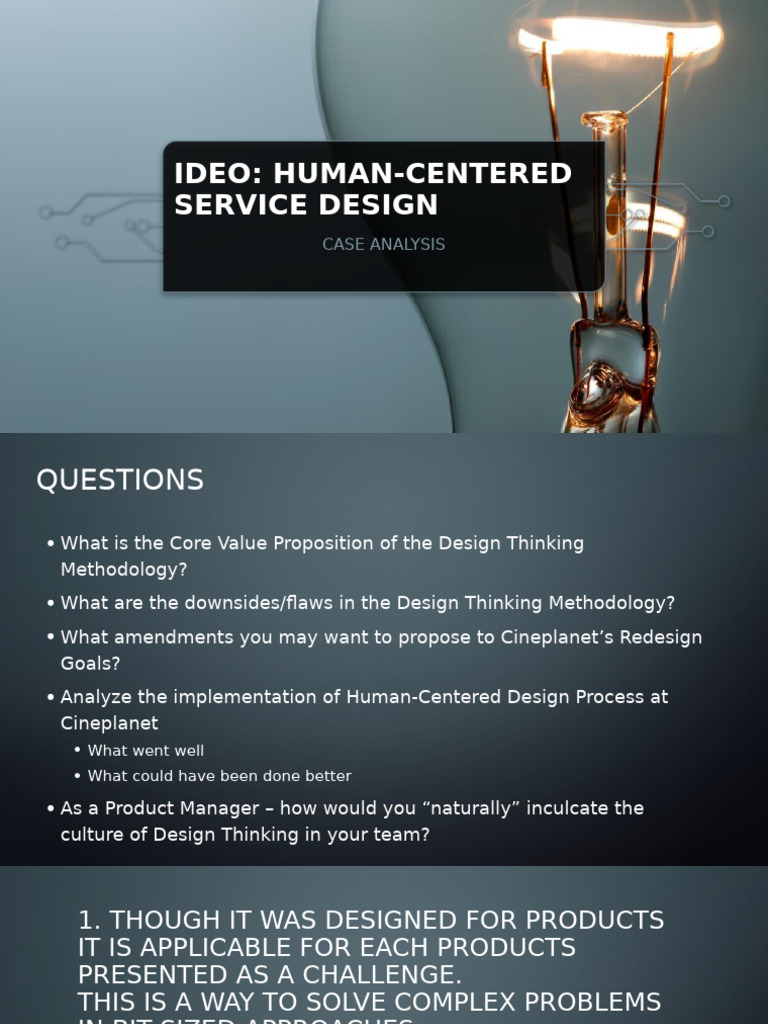 IDEO Human-Centered Service Design | PDF