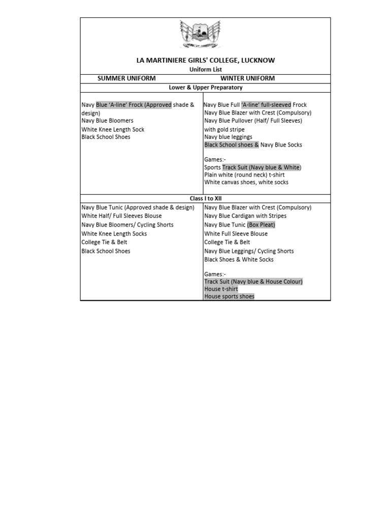 School Uniform | PDF
