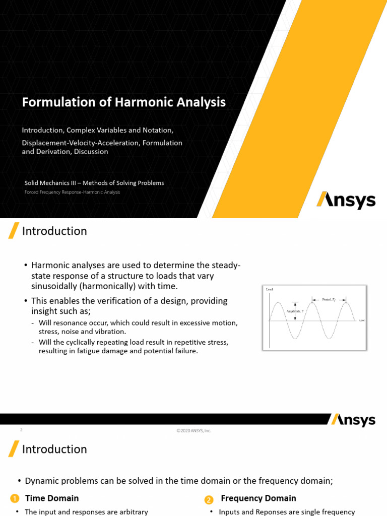 Harmonic Analysis in Solid Mechanics | PDF | Normal Mode | Complex Number