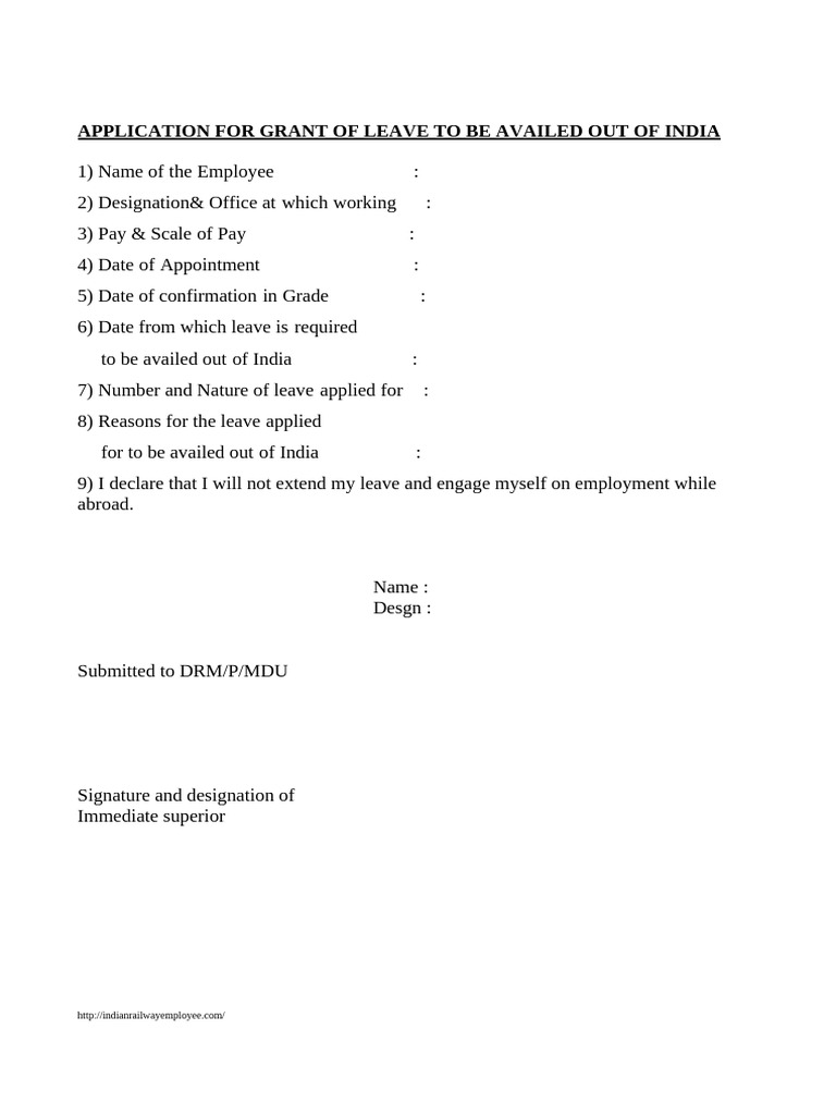 Ex - INDIA Leave_0_0-converted | PDF