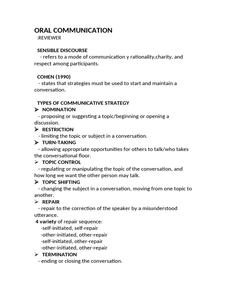 ORAL-COMMUNICATION | PDF | Public Speaking | Communication