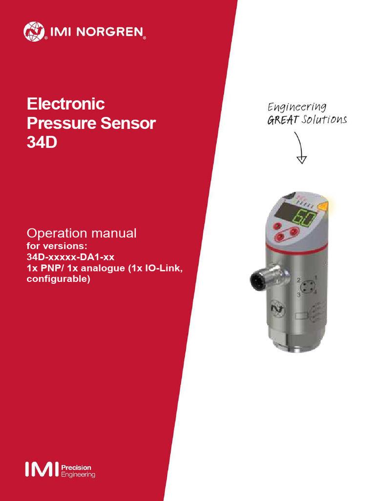 BWAL 34D DA1 en | PDF | Parameter (Computer Programming) | Pressure Measurement