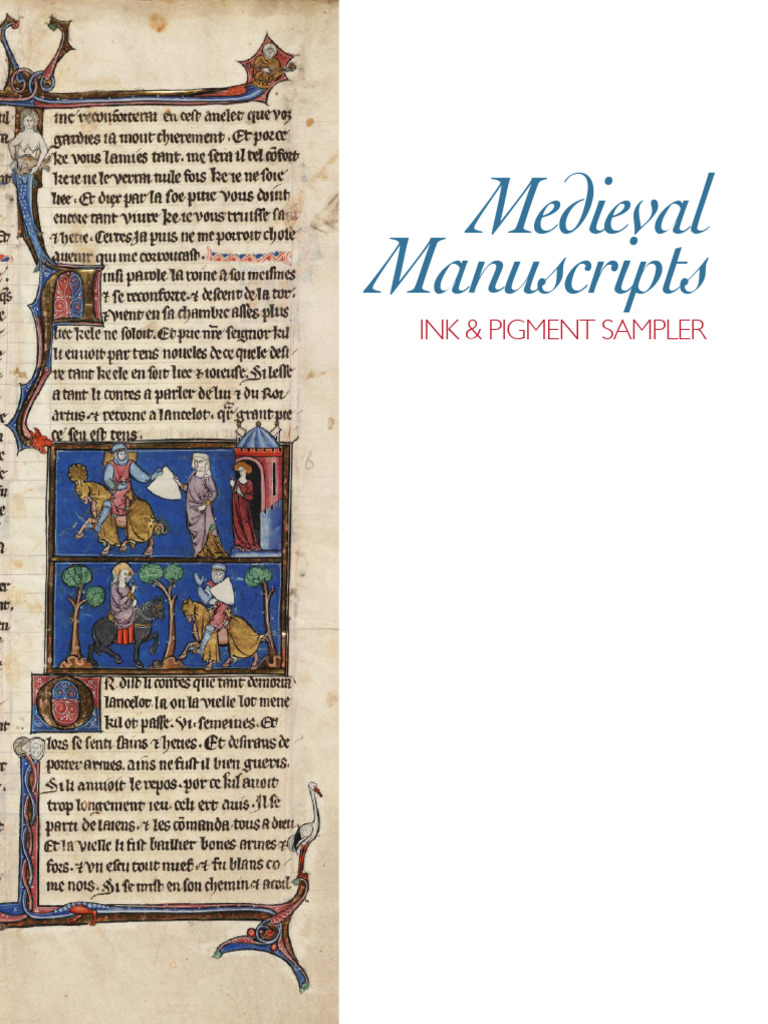 Medieval Manuscripts. Ink and Pigment Sampler | PDF | Pigment