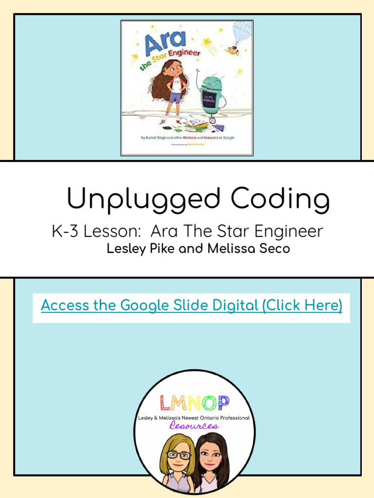 Unplugged Coding: K-3 Lesson: Ara The Star Engineer | PDF | Knowledge ...