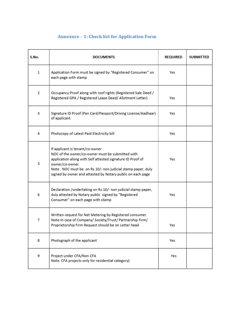 BRPL Net Metering Application Form | PDF | Photovoltaic System ...
