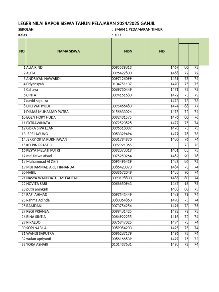 Leger 20241 10.1 | PDF