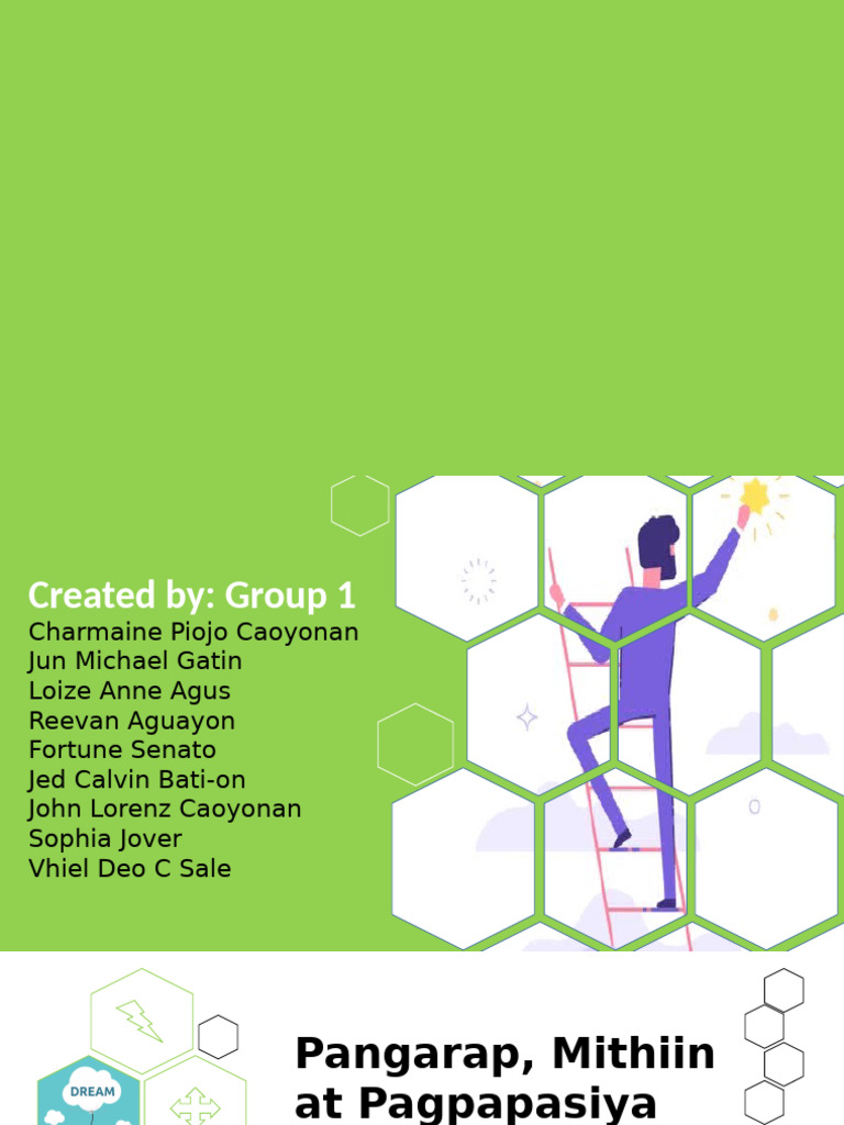Pangarap Mithiin at Pagpapasiya Q4 | PDF