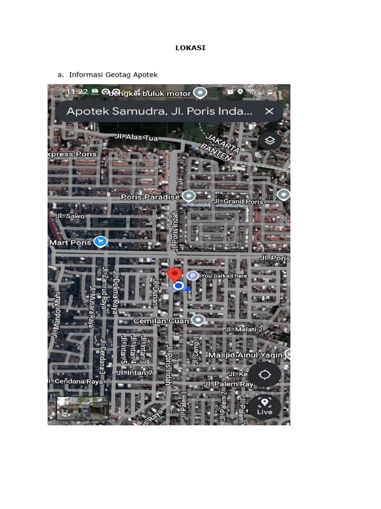 LOKASI, DENAH, SURAT PERNYATAAN UNTUK PERIZINAN APOTEK OSS RBA | PDF