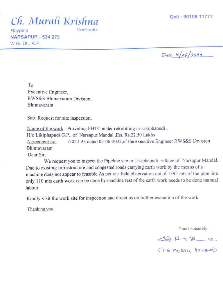 2 Indent Letter | PDF