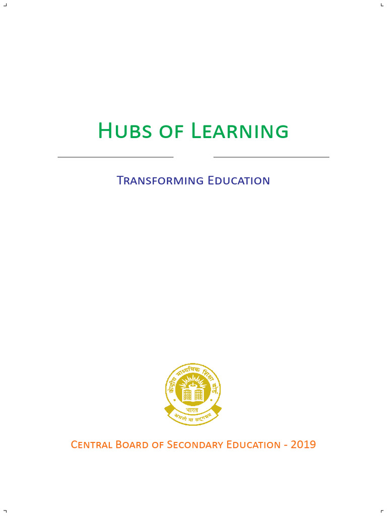 Latest Hubs of Learning | PDF | Teachers | Learning