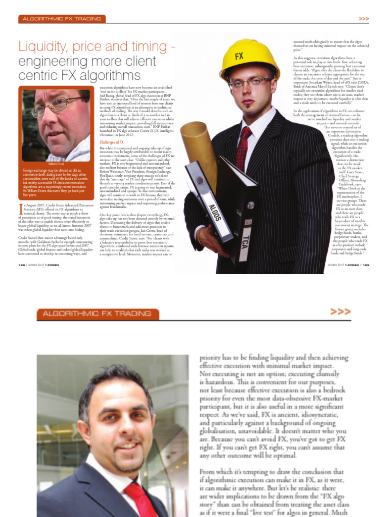 Liquidity Price and Timing Engineering More Client Centric FX ...