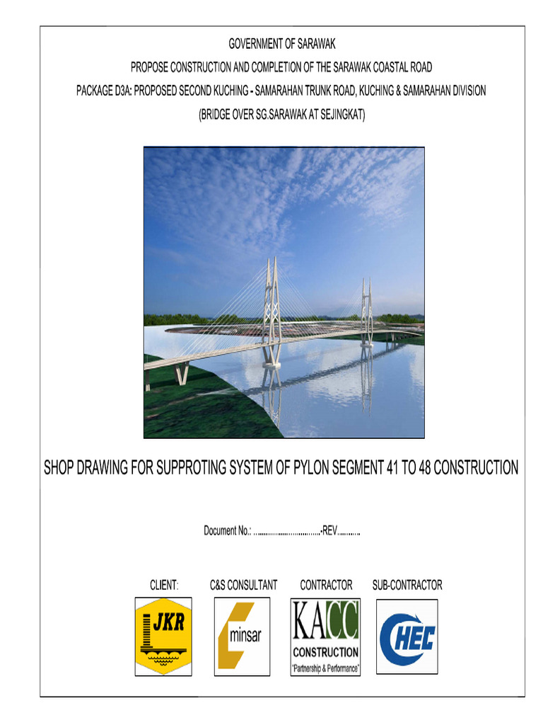 Shop Drawing For Climbing Formwork of Special Segment 41 To 48 Pylon v2 ...